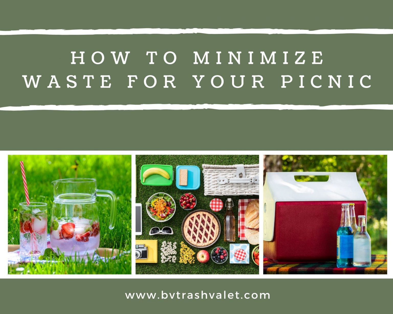 How to Minimize Waste For Your Picnic - BV Trash Valet & Recycling